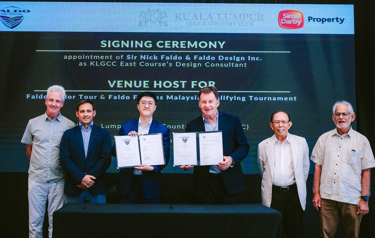 Sir Nick Faldo Partners with KLGCC - Asian Golf Industry Federation